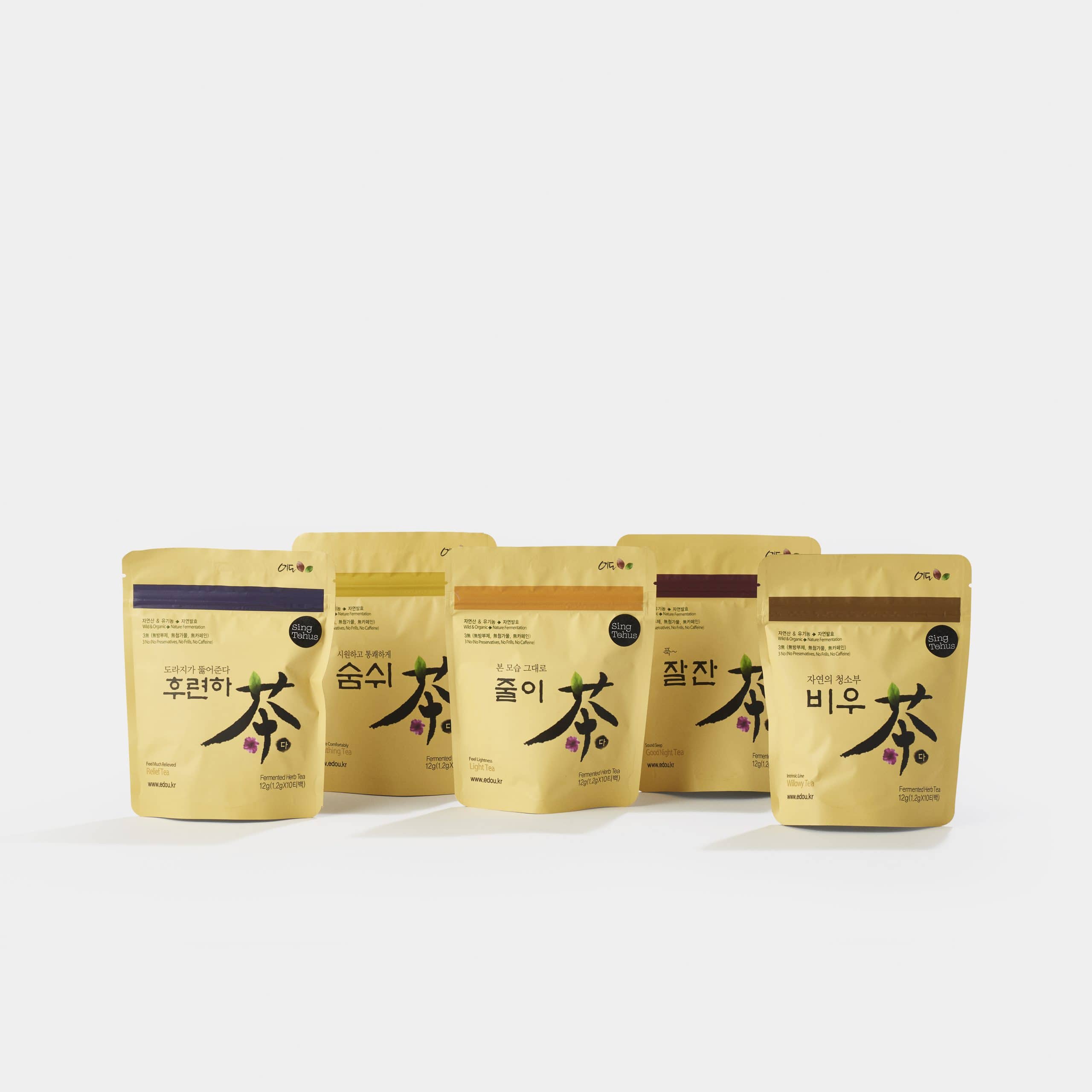 Fermented Korean Herbal Tea, 5-Pack – Sing Tehus